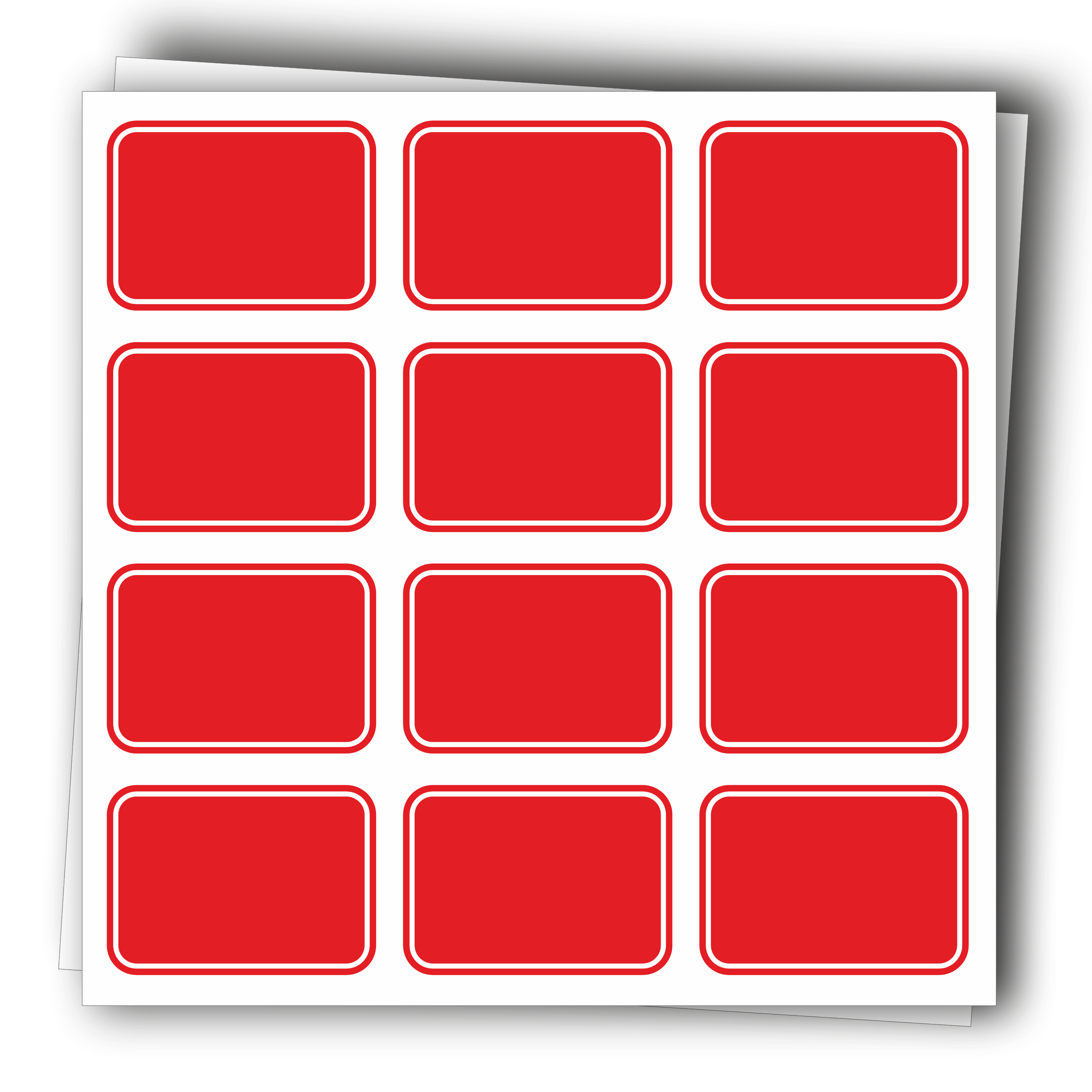 Rounded Rectangle Sheet Labels – Wacky Raven